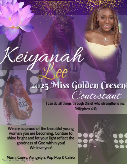Copy of Pageant Contestant Promo | PosterMyWall