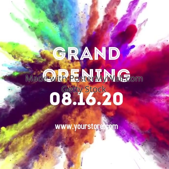 Copy of Reopening grand opened open Promotion Store s | PosterMyWall
