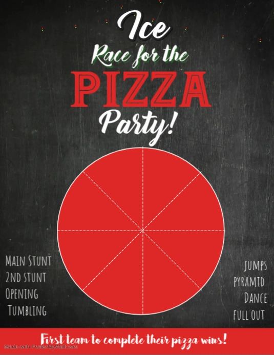 Template Pizza Birthday Party (1) | PosterMyWall