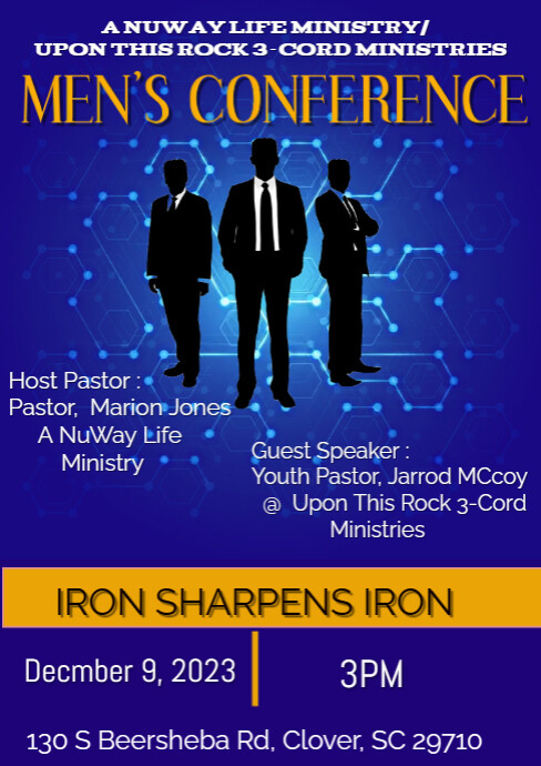MEN'S CONFERENCE | PosterMyWall