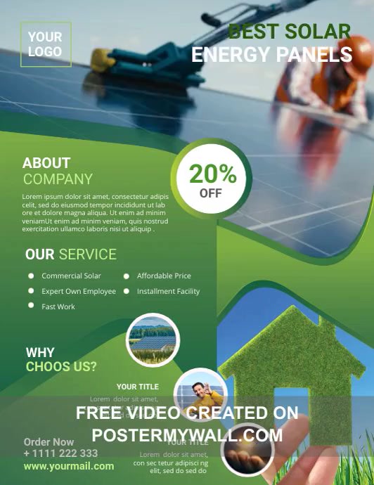 Solar Power Flyer | PosterMyWall