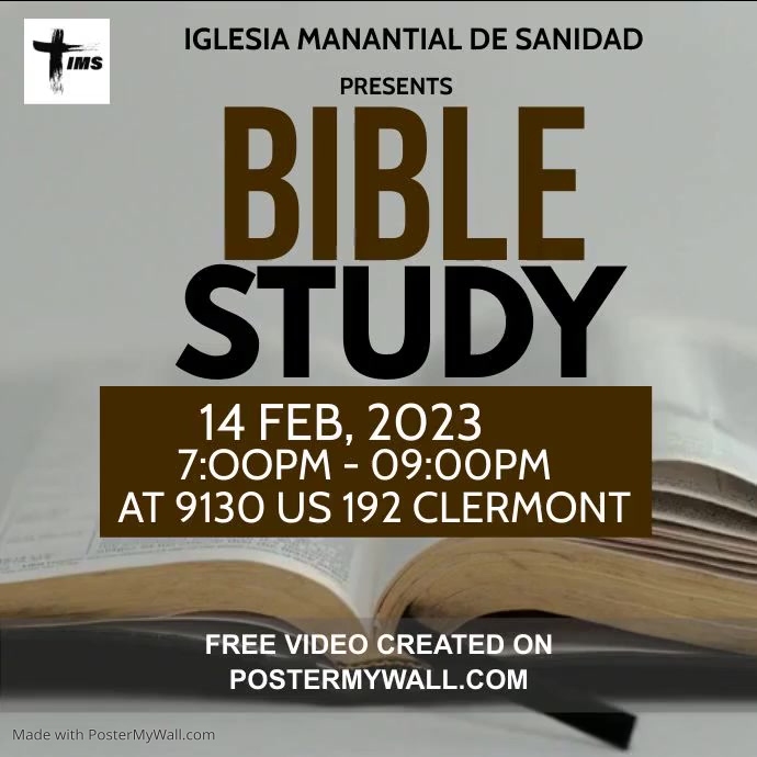 Bible Study | PosterMyWall