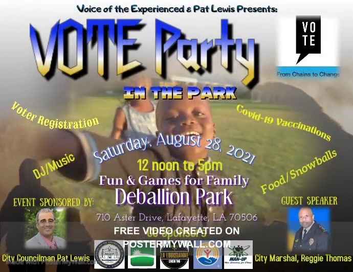 Copy of Copy of VOTE Party In the Park | PosterMyWall