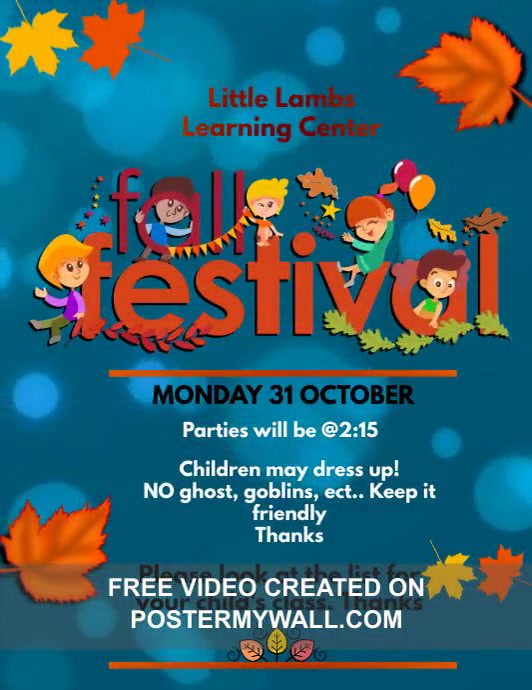 FALL FLYERS | PosterMyWall