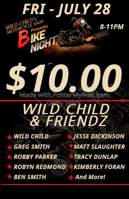 Bike Night Flyer (7) | PosterMyWall