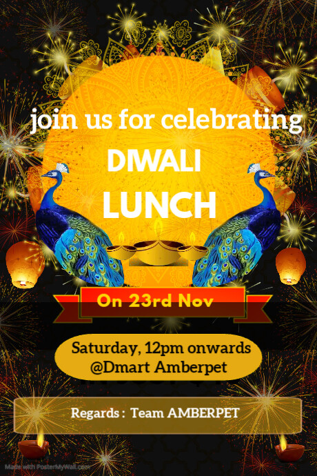 Diwali Crackers Sale Poster Template | PosterMyWall