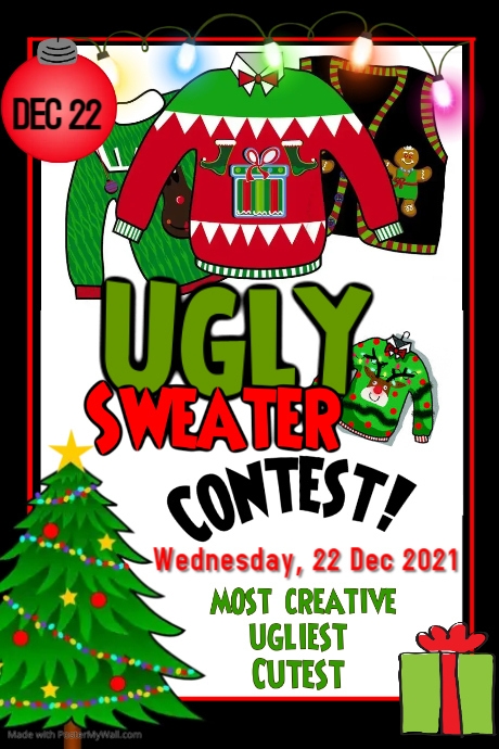 Copy of UGLY SWEATER PARTY | PosterMyWall