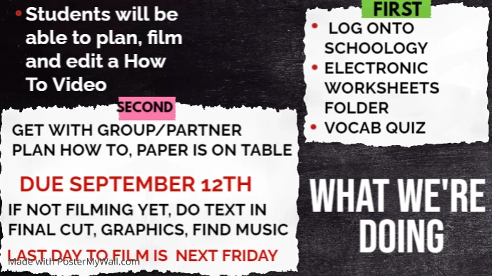 Black Lesson Plan Design for School (9) | PosterMyWall