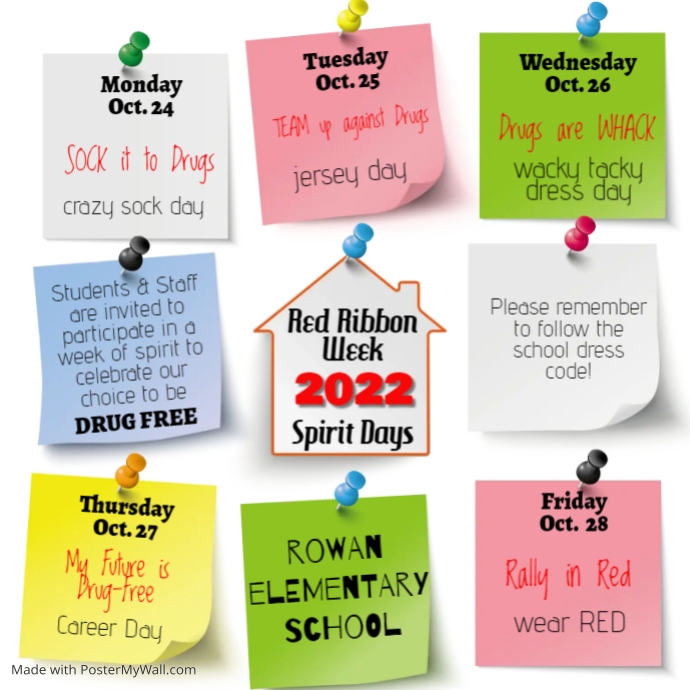 2020 Red Ribbon Week | PosterMyWall