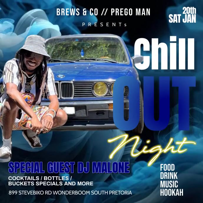 Chill Out night club flyer | PosterMyWall