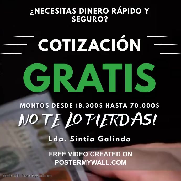 Copia de Get Credit Loans Video Template | PosterMyWall