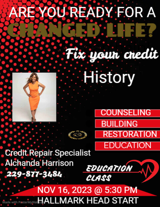 credit repair flyer | PosterMyWall