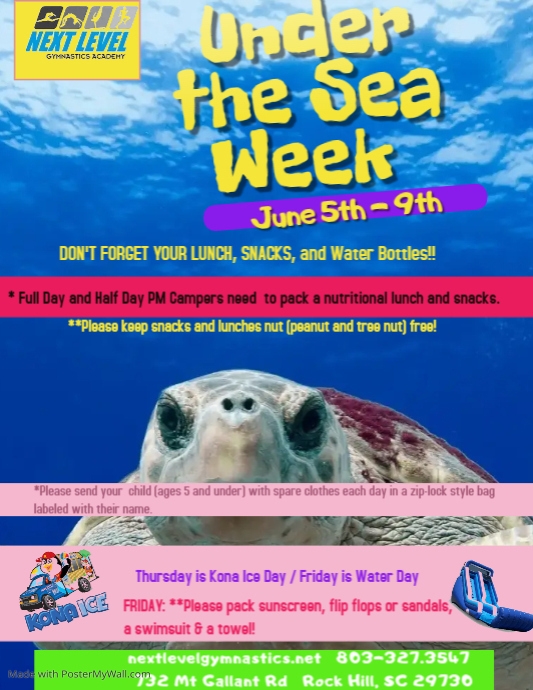 2022 Under the Sea Week | PosterMyWall