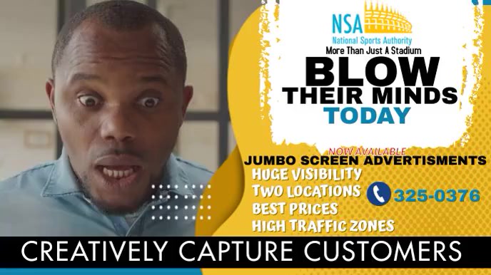 jumbo screen ad 2 | PosterMyWall