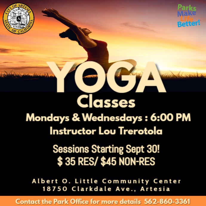 Yoga Fall 2023 SM | PosterMyWall