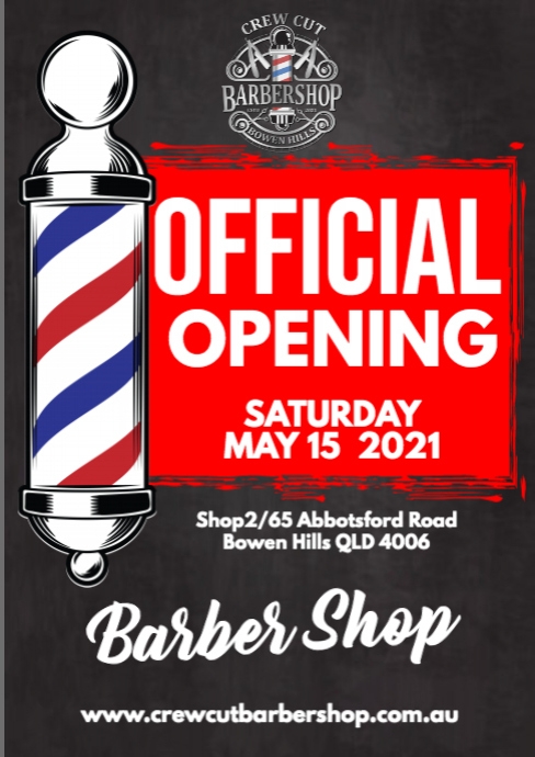 Copy of Barber Shop Reopening poster after Covid | PosterMyWall
