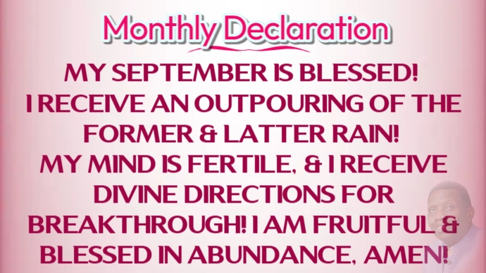 Copy of SEPTEMBER-Declaration | PosterMyWall