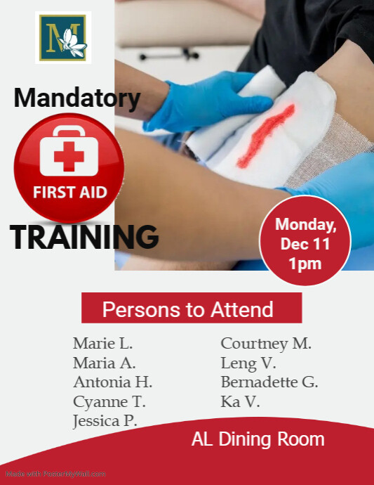 Copy of CPR Training Certification Flyer | PosterMyWall