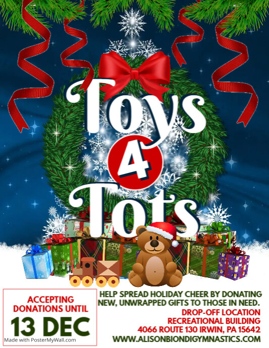 Toys 4 Tots | PosterMyWall