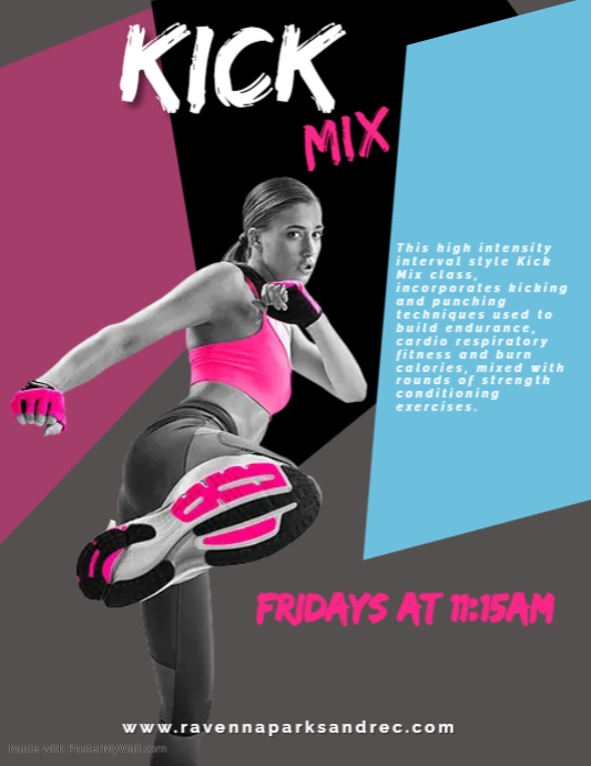 Kickboxing flyer | PosterMyWall