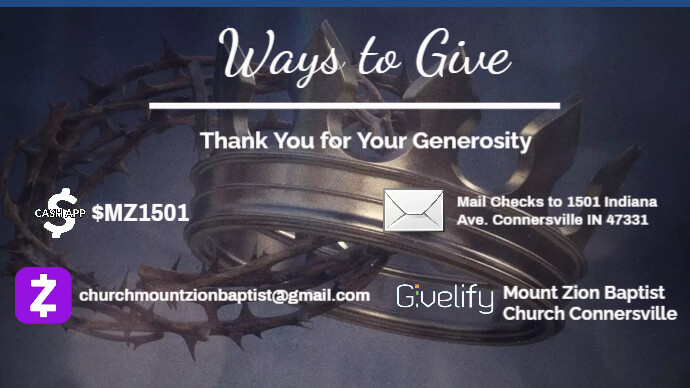 Ways to Give (4) | PosterMyWall