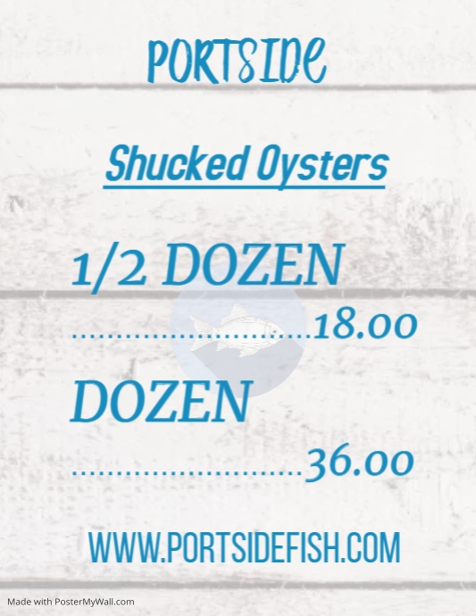 Copy of Modern menu seafood fish dishes card (3) | PosterMyWall