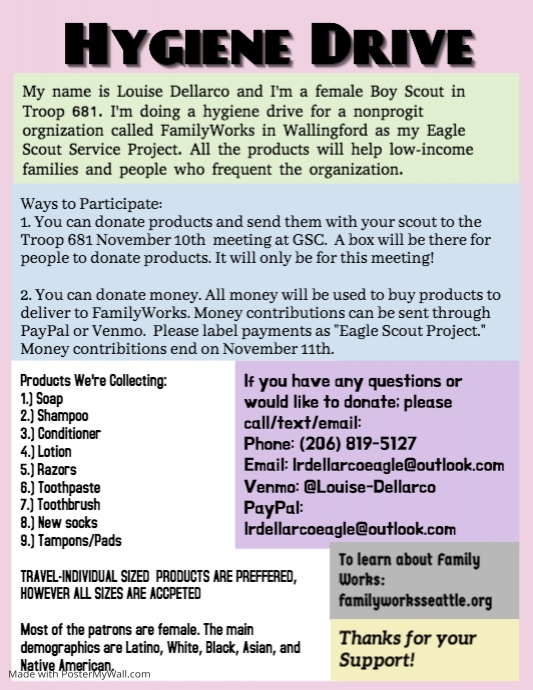 Copy of Eagle Project Flyer | PosterMyWall