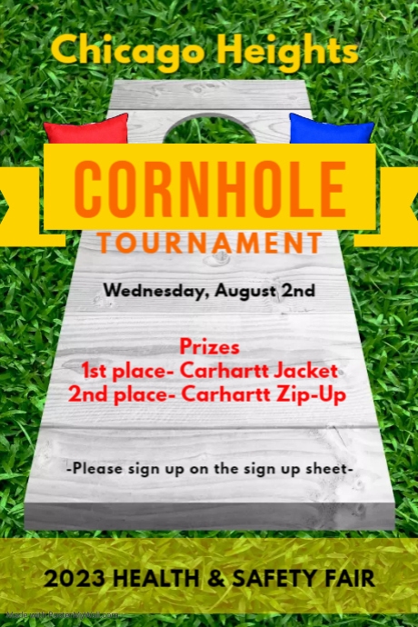 Cornhole Sport Game Tournament | PosterMyWall