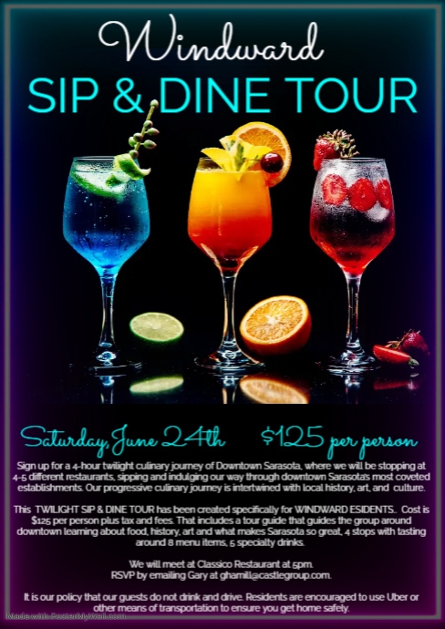 Copy of Cocktail poster (1) | PosterMyWall
