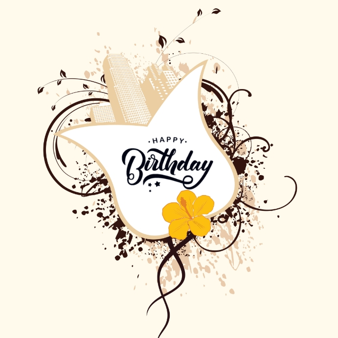 380 HBD Template | PosterMyWall