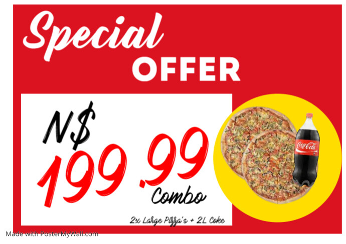 Copy of Special Offer was now price poster template (1) | PosterMyWall