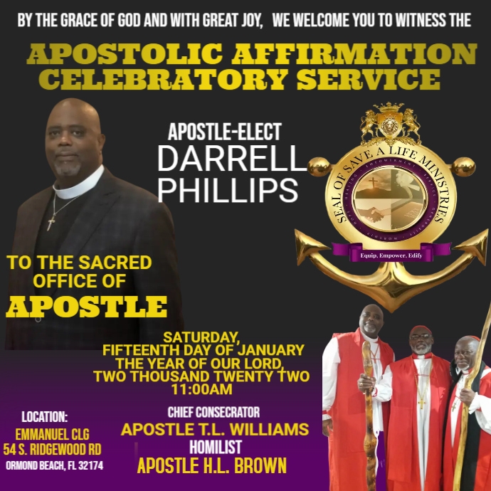 Copy of Consecration Service | PosterMyWall