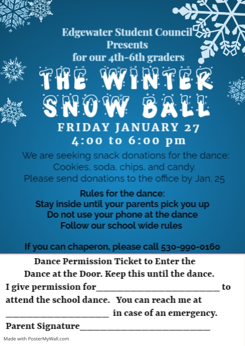 Template Dance Winter ball | PosterMyWall