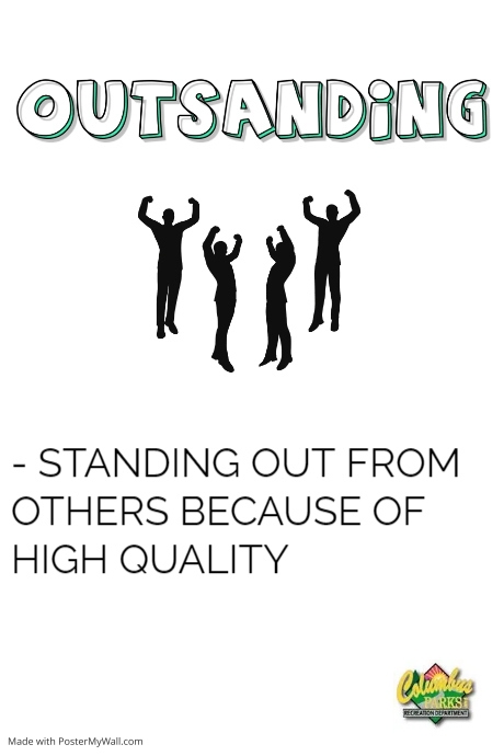 OUTSTANDING | PosterMyWall