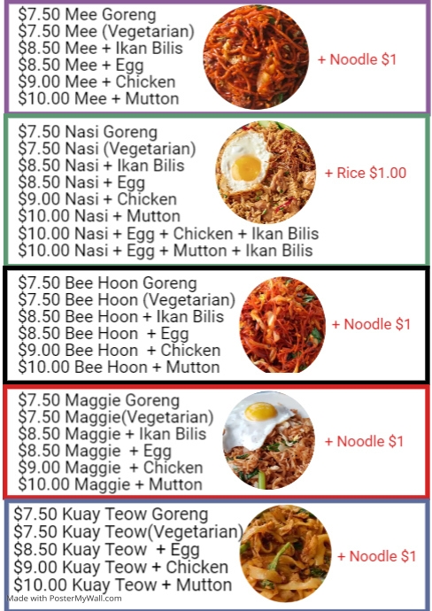 Barbecue Restaurant Menu | PosterMyWall