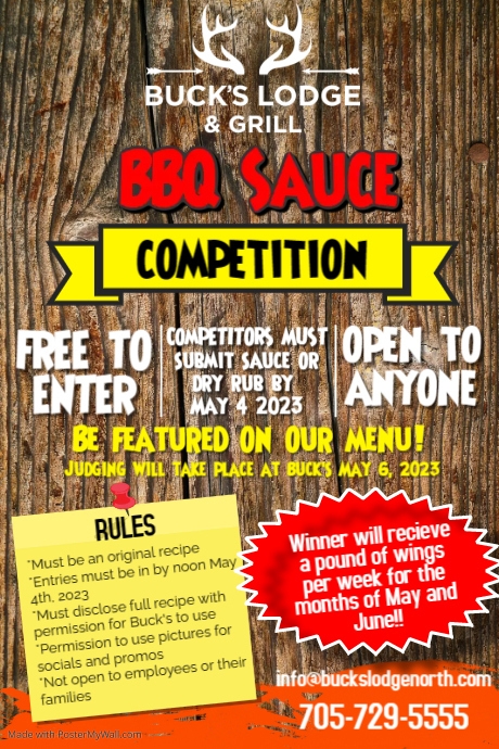 Red Chili Cook-Off Contest Flyer | PosterMyWall