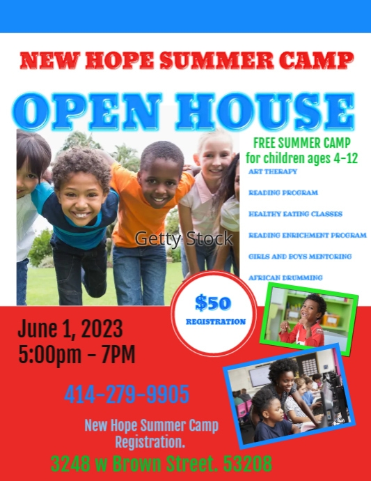 Preschool open house | PosterMyWall