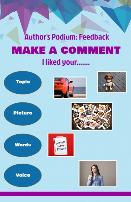 Make a Comment | PosterMyWall