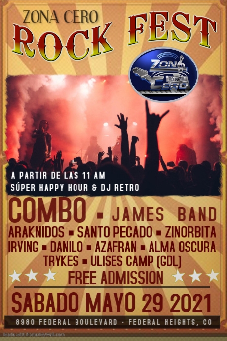 Copia de Old Style Concert Poster | PosterMyWall