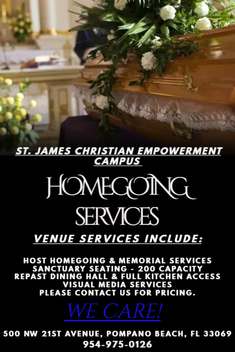 Funeral Services Poster | PosterMyWall