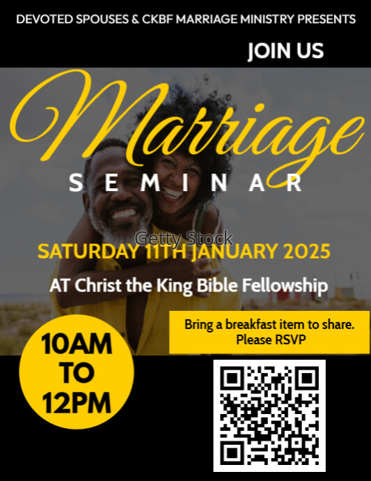 Copy of marriage seminar flyer poster | PosterMyWall