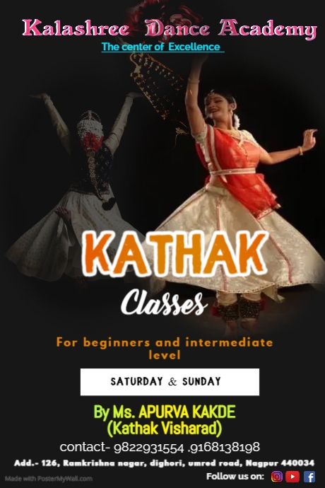 Dance Classes Flyer Template | PosterMyWall