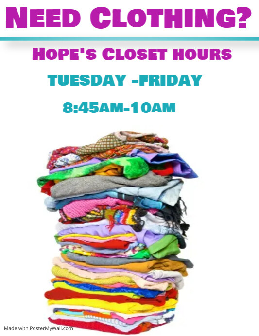 Copy of Clothing bank flyer | PosterMyWall