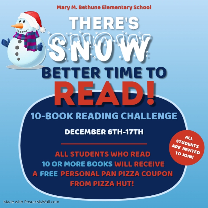 Winter Reading Challenge | PosterMyWall