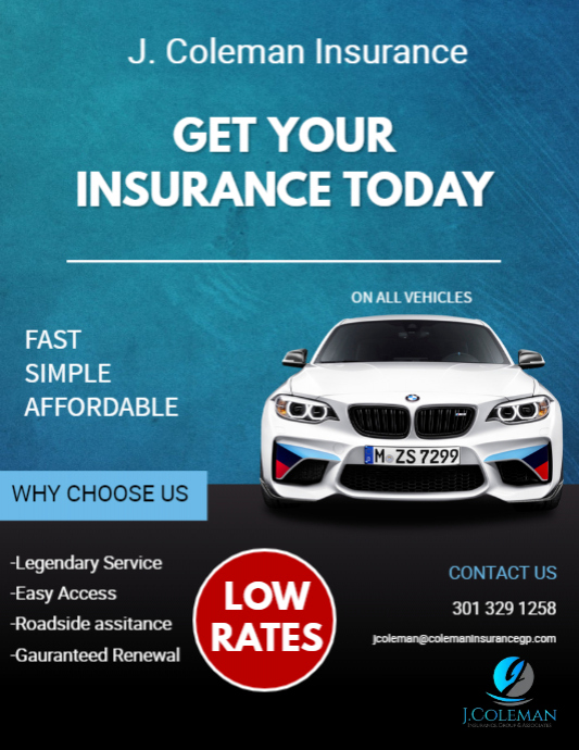 Copy of Car Insurance flyer | PosterMyWall