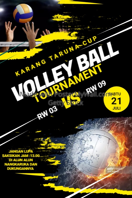 Volleyball Banner | PosterMyWall