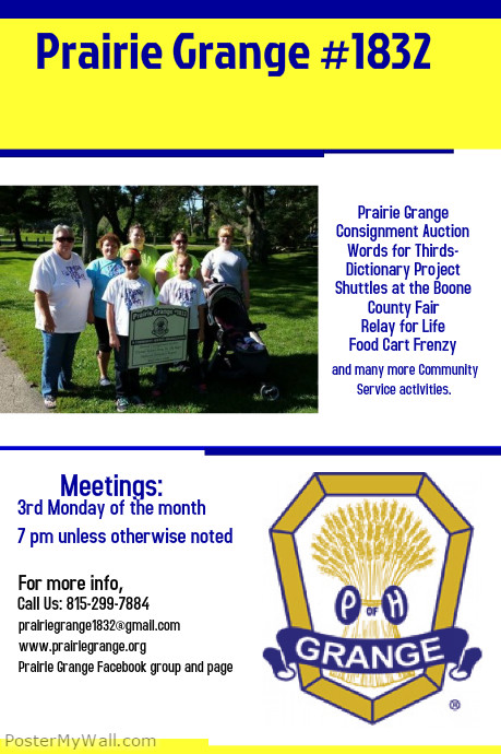 Prairie Grange | PosterMyWall