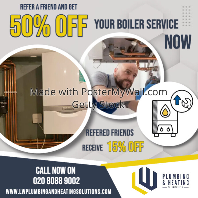 Copy of boiler service offer | PosterMyWall