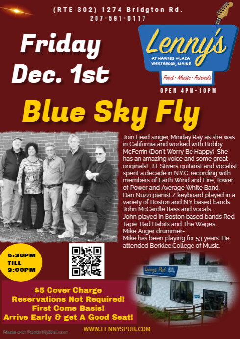 Copy of Blue Sky Fly | PosterMyWall