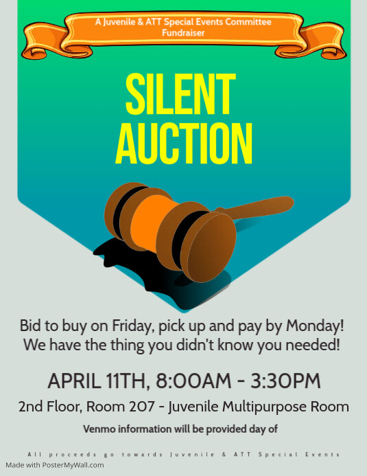 Auction Fundraiser Flyer | PosterMyWall